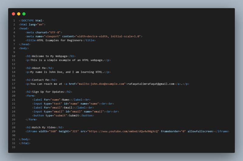 Muhammad Rafaqat on LinkedIn: #webdevelopment #html #coding #techskills ... Muhammad Rafaqat on LinkedIn: #webdevelopment #html #coding #techskills ...