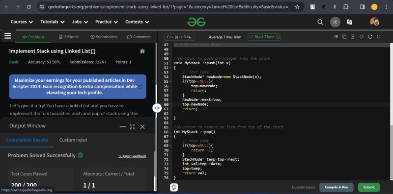 Srinath Kumar on LinkedIn: #100daysofcode #geekforgeeks #algorithm # ... Srinath Kumar on LinkedIn: #100daysofcode #geekforgeeks #algorithm # ...