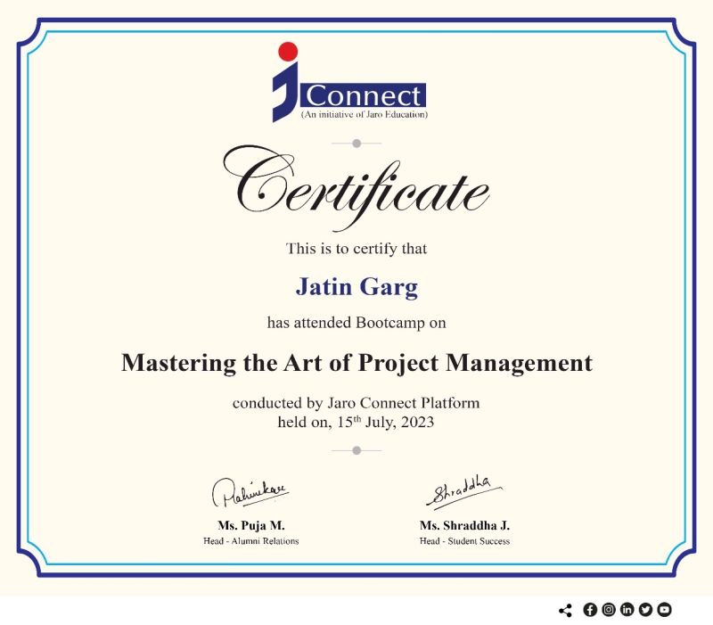 Jatin Garg posted on LinkedIn Jatin Garg posted on LinkedIn