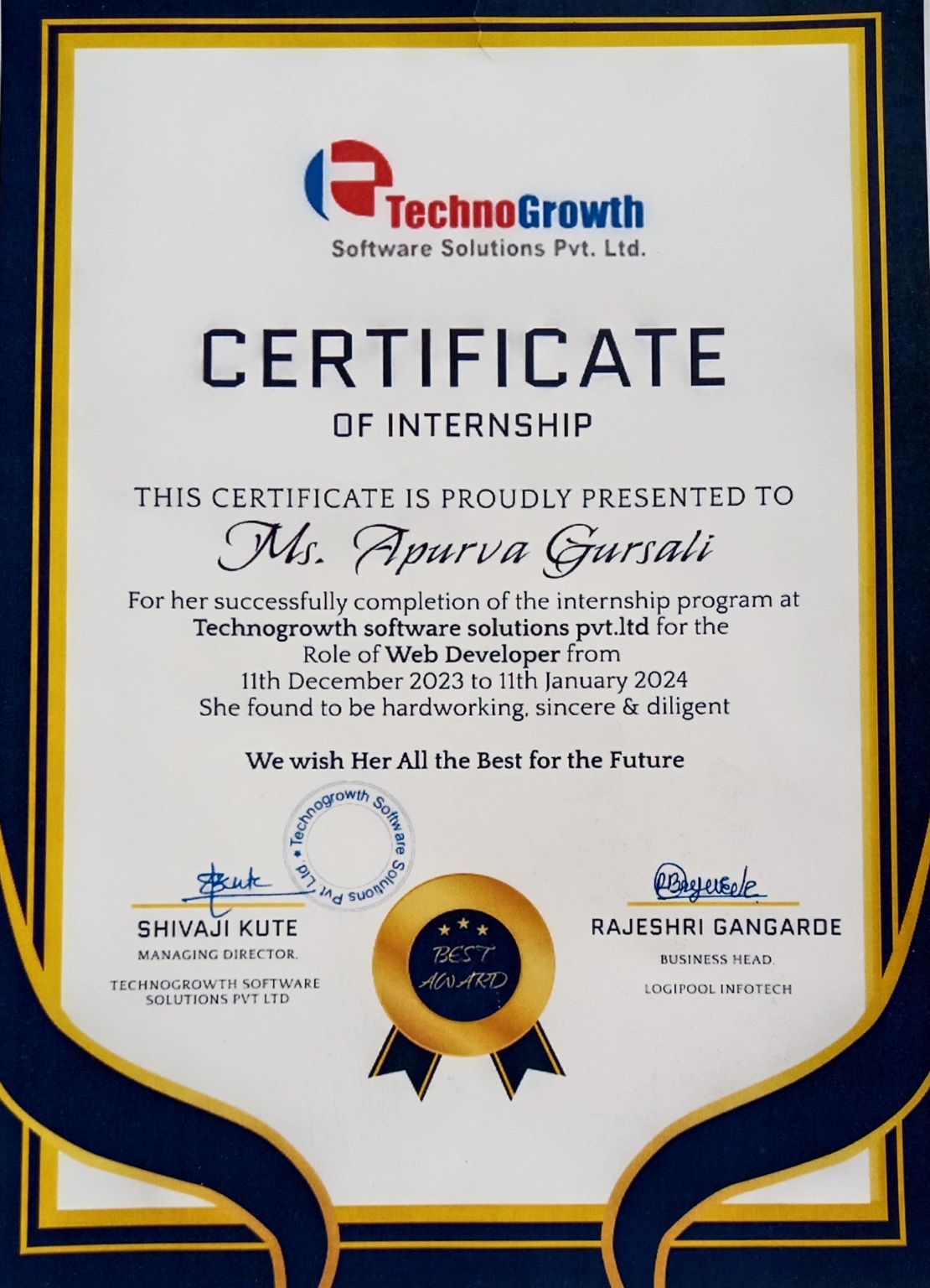 Apurva Gursali on LinkedIn: #technogrowth #webdevelopment Apurva Gursali on LinkedIn: #technogrowth #webdevelopment