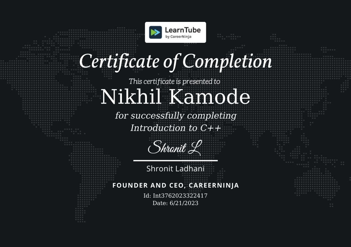 Nikhil Kamode on LinkedIn: #thankyou Nikhil Kamode on LinkedIn: #thankyou
