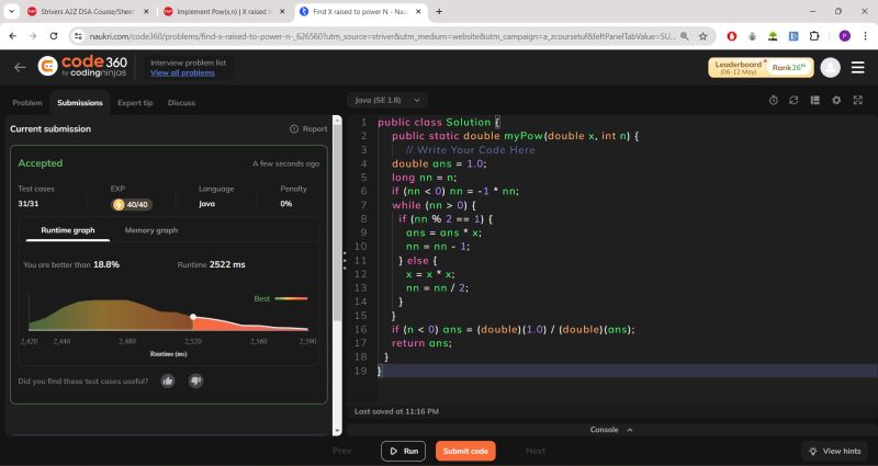 Prerna More on LinkedIn: #day89 #100daysofcode #dsa #java #codestudio ... Prerna More on LinkedIn: #day89 #100daysofcode #dsa #java #codestudio ...