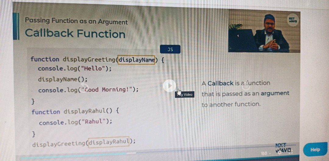 Tushar . on LinkedIn: Passing Function as an Argument Callback Function Tushar . on LinkedIn: Passing Function as an Argument Callback Function