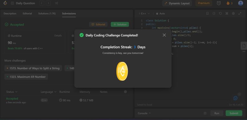 Anmol Singh on LinkedIn: #drgvishwanathan #100daysofcode #leetcode # ... Anmol Singh on LinkedIn: #drgvishwanathan #100daysofcode #leetcode # ...
