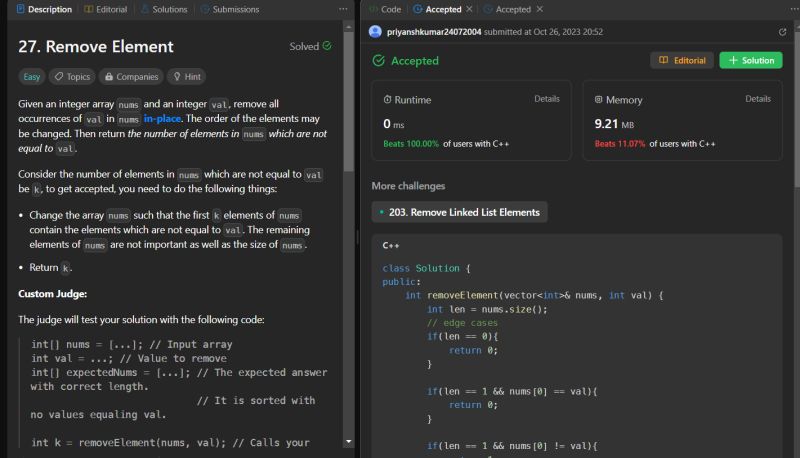 Coding problem solved on LeetCode | Priyansh Kumar posted on the topic ... Coding problem solved on LeetCode | Priyansh Kumar posted on the topic ...