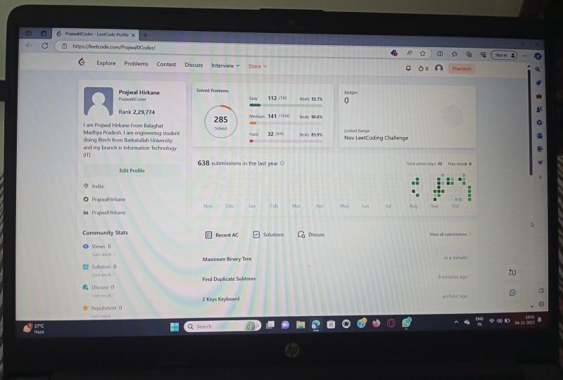 Prajwal Hirkane on LinkedIn: #365daychallenge #leetcode #dailycoding # ... Prajwal Hirkane on LinkedIn: #365daychallenge #leetcode #dailycoding # ...