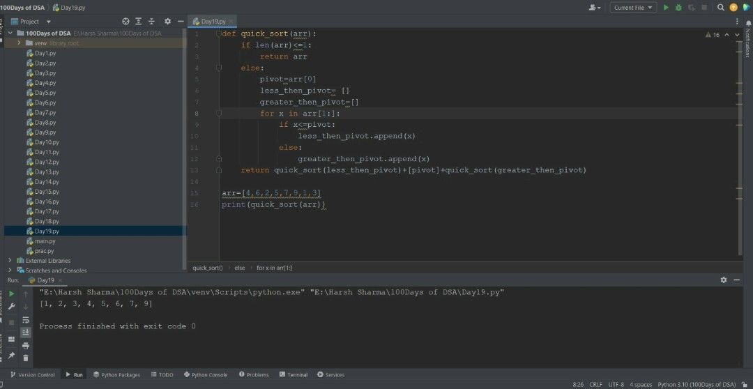 Harsh Sharma on LinkedIn: #100daysofdsa #datastructures #algorithms # ... Harsh Sharma on LinkedIn: #100daysofdsa #datastructures #algorithms # ...