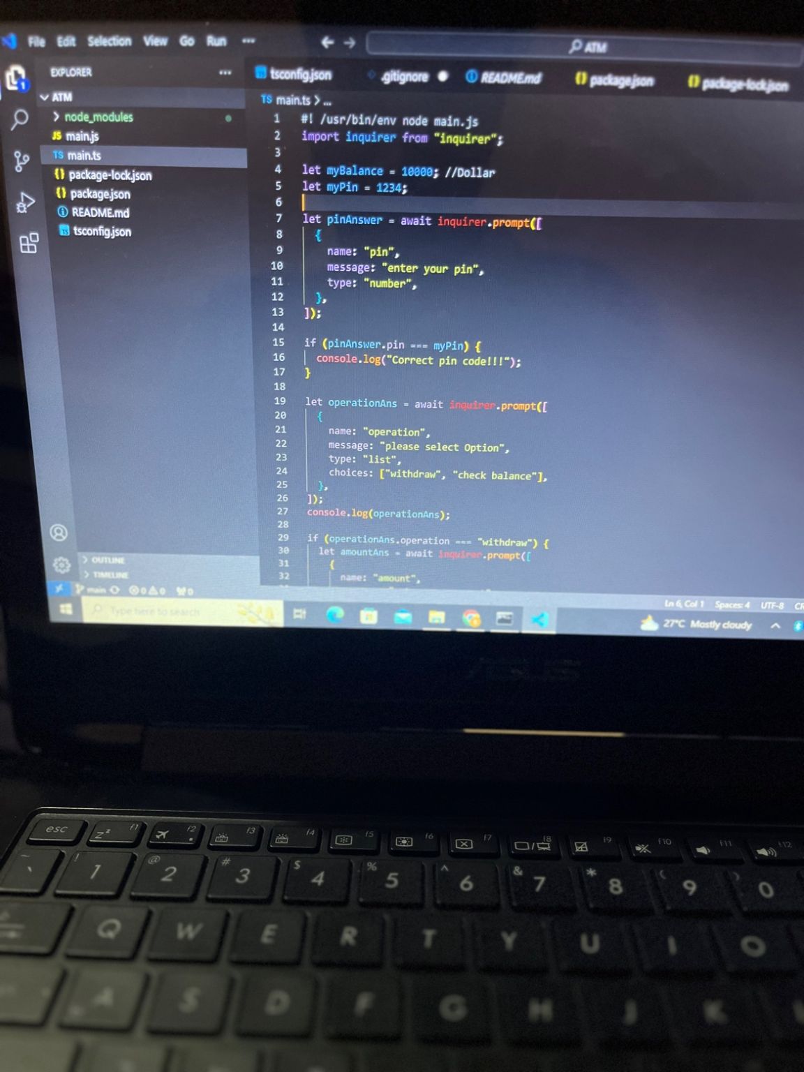Shayan Ali on LinkedIn: #cli #atmmachine #nodejs #typescript # ... Shayan Ali on LinkedIn: #cli #atmmachine #nodejs #typescript # ...