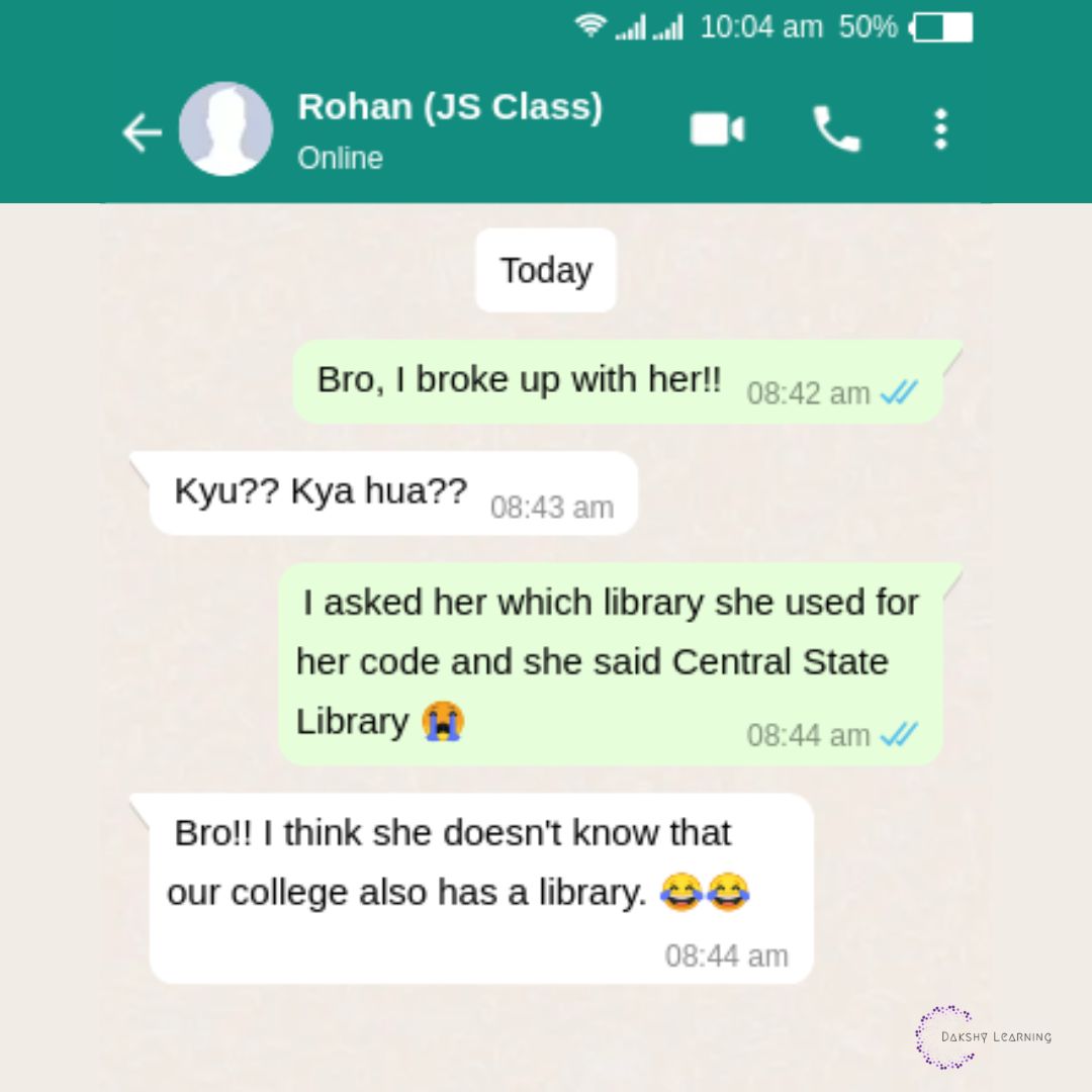 Dakshy Learning on LinkedIn: #coding #programming #nodejs #memes # ... Dakshy Learning on LinkedIn: #coding #programming #nodejs #memes # ...