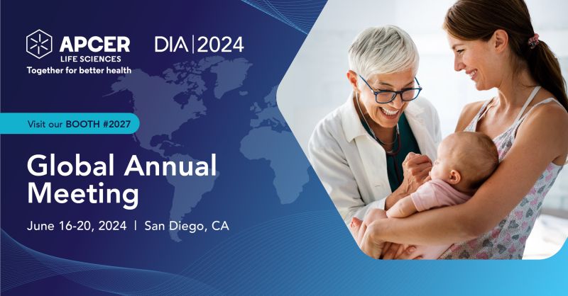 APCER Life Sciences on LinkedIn: DIA Global Annual Meeting, 2024 ... APCER Life Sciences on LinkedIn: DIA Global Annual Meeting, 2024 ...