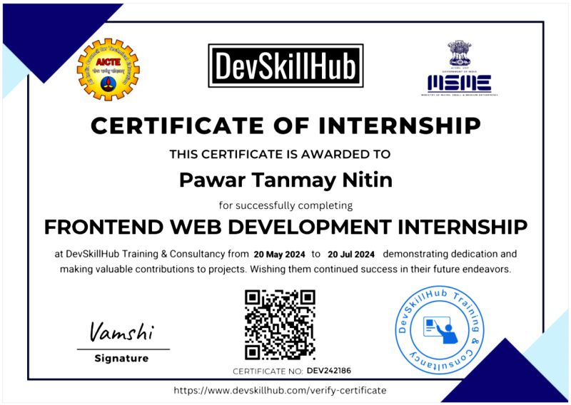 Tanmay Pawar on LinkedIn: #frontenddeveloper #webdevelopment # ... Tanmay Pawar on LinkedIn: #frontenddeveloper #webdevelopment # ...