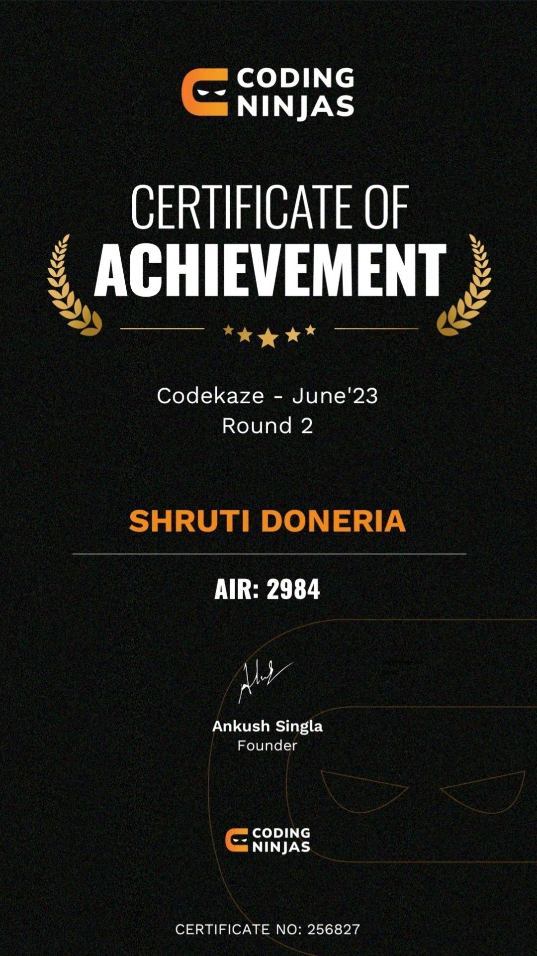 Shruti Doneria on LinkedIn: #coding #codingninjas #challenge Shruti Doneria on LinkedIn: #coding #codingninjas #challenge