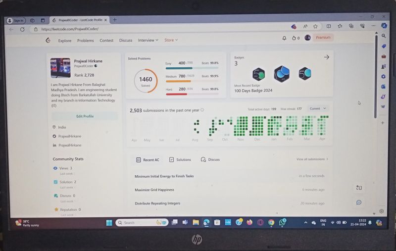 Prajwal Hirkane on LinkedIn: #365daychallenge #leetcode #dailycoding # ... Prajwal Hirkane on LinkedIn: #365daychallenge #leetcode #dailycoding # ...