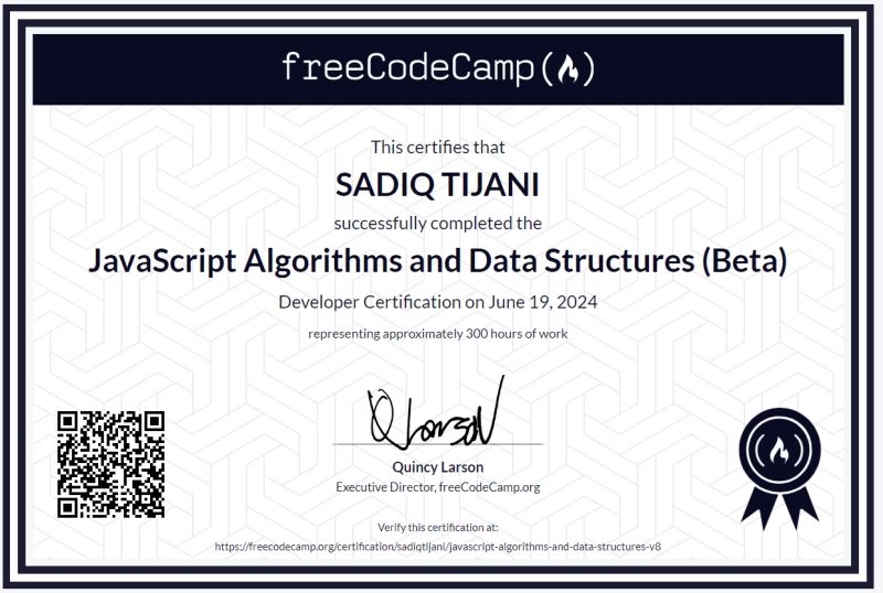 Sadiq Tijani on LinkedIn: #javascript #programming #careergrowth # ... Sadiq Tijani on LinkedIn: #javascript #programming #careergrowth # ...