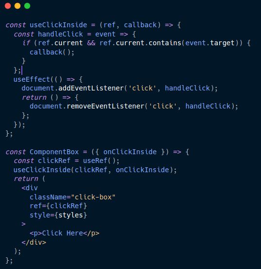 🚀 Learn how to use React Hooks with useClickInside 🚀 | Yahya Hourani ... 🚀 Learn how to use React Hooks with useClickInside 🚀 | Yahya Hourani ...