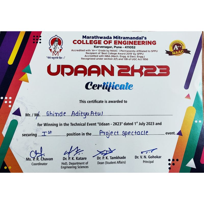 Aditya Shinde on LinkedIn: #udaan2k23 Aditya Shinde on LinkedIn: #udaan2k23