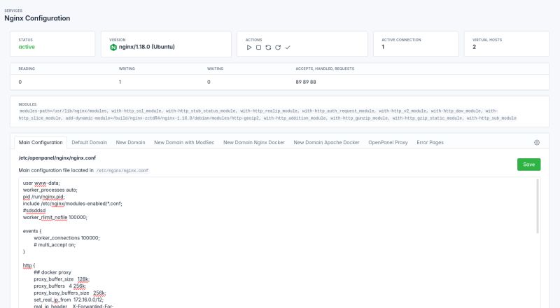 OpenPanel on LinkedIn: #nginx #openadmin OpenPanel on LinkedIn: #nginx #openadmin