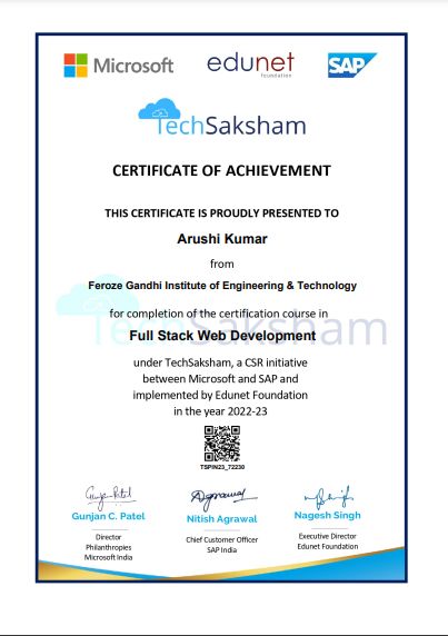 Arushi Kumar posted on LinkedIn Arushi Kumar posted on LinkedIn