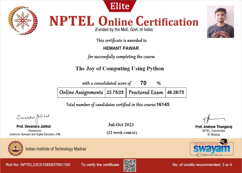 Hemant Pawar on LinkedIn: #pythonprogramming #problemsolvingskills # ... Hemant Pawar on LinkedIn: #pythonprogramming #problemsolvingskills # ...