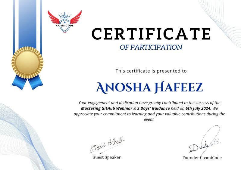 Anosha Hafeez on LinkedIn: #github #webinarlearning Anosha Hafeez on LinkedIn: #github #webinarlearning