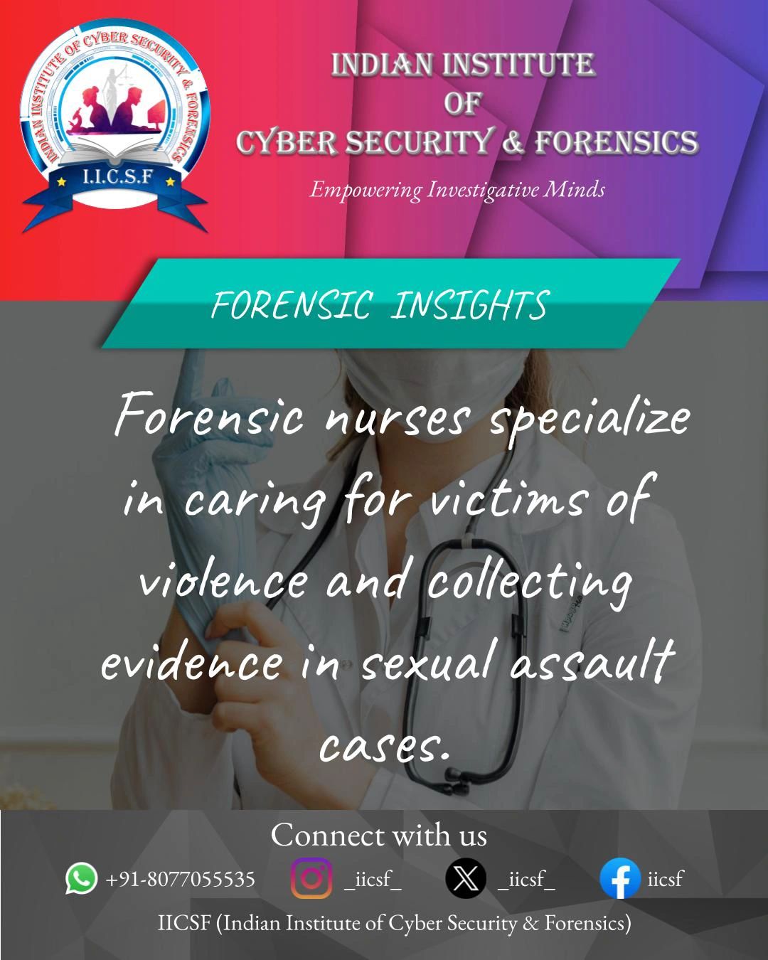 Forensic nursing: a specialized field that combines healthcare and ... Forensic nursing: a specialized field that combines healthcare and ...