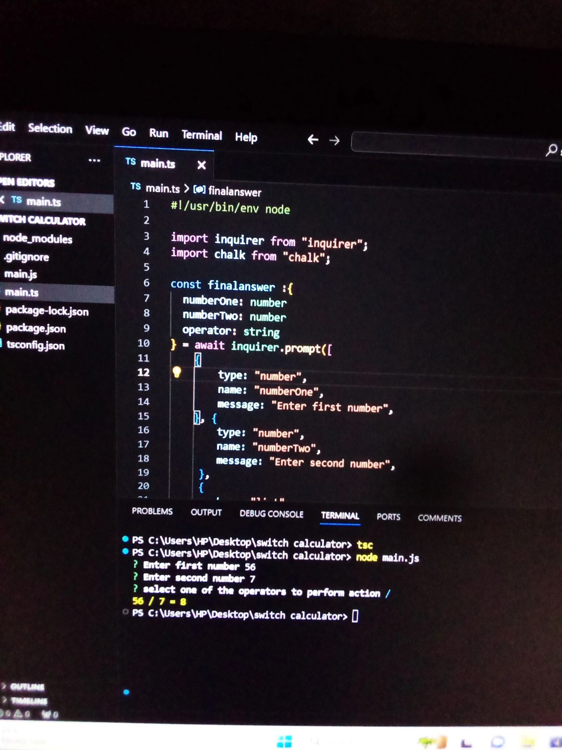 Iqra Ali on LinkedIn: #typescript #node #coding #calculator #npm # ... Iqra Ali on LinkedIn: #typescript #node #coding #calculator #npm # ...