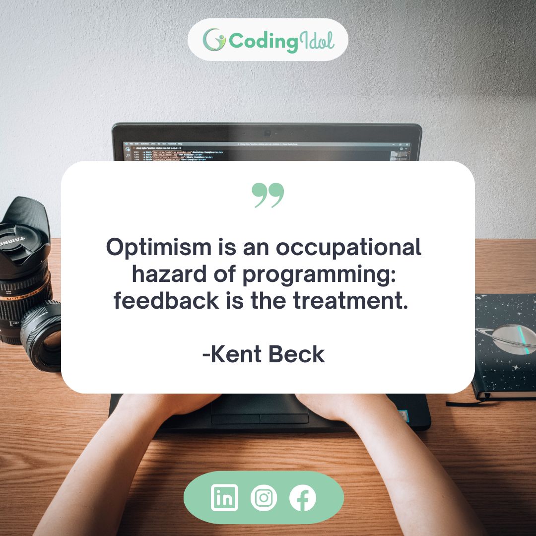 CodingIdol on LinkedIn: #codingquote #optimisminprogramming CodingIdol on LinkedIn: #codingquote #optimisminprogramming