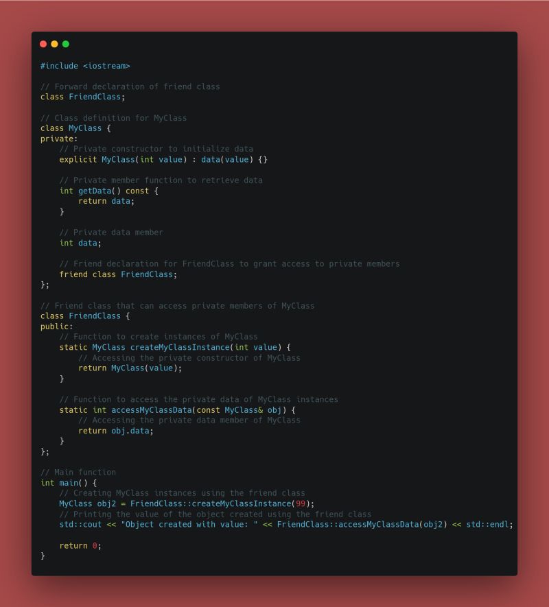 Hesam Taherzadegan on LinkedIn: #cppprogramming #cpp #designpatterns Hesam Taherzadegan on LinkedIn: #cppprogramming #cpp #designpatterns