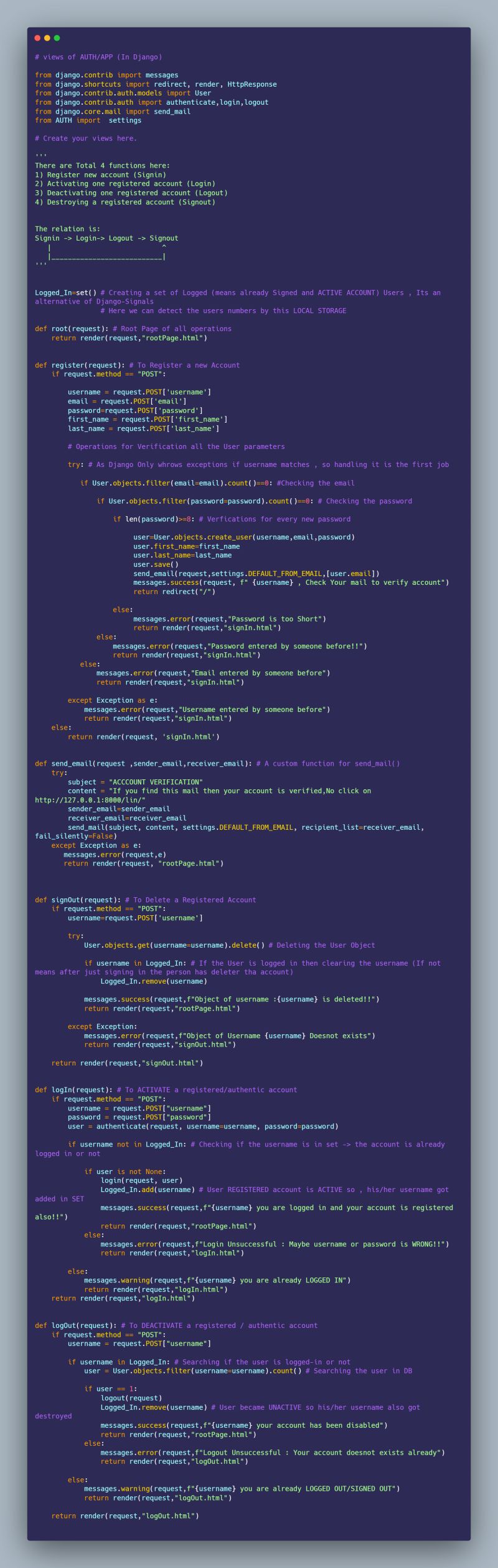 PARTHIB KUMAR DEB on LinkedIn: #django #python #authentication PARTHIB KUMAR DEB on LinkedIn: #django #python #authentication