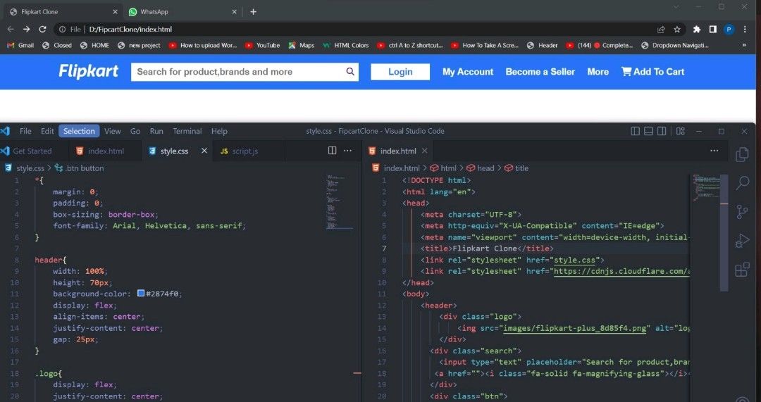 Pravesh Suthar on LinkedIn: Flipkart header Html, Css, JavaScript Pravesh Suthar on LinkedIn: Flipkart header Html, Css, JavaScript