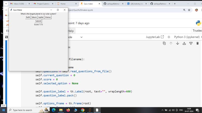 Ashique Rahman on LinkedIn: #python #tkinter #quizmaker #programming # ... Ashique Rahman on LinkedIn: #python #tkinter #quizmaker #programming # ...