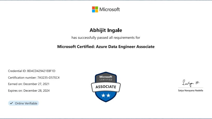 Abhijit Ingale on LinkedIn: #dataengineering #azure Abhijit Ingale on LinkedIn: #dataengineering #azure