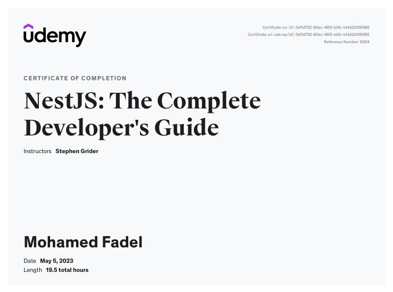 Mohamed Fadel on LinkedIn: #nestjs #typescript #backenddevelopment Mohamed Fadel on LinkedIn: #nestjs #typescript #backenddevelopment
