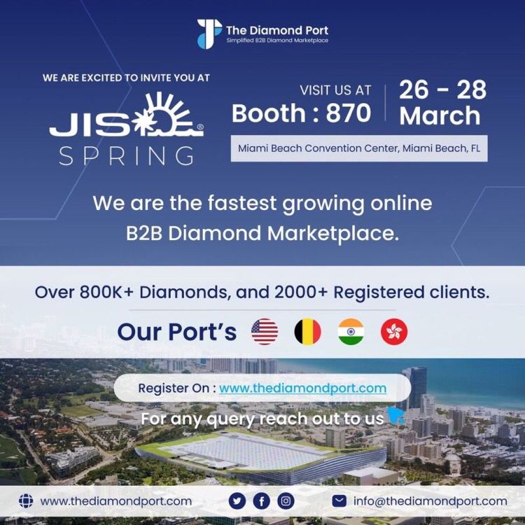 Mohit Raval on LinkedIn: #jisspring2023 #thediamondport #b2bmarketplace ... Mohit Raval on LinkedIn: #jisspring2023 #thediamondport #b2bmarketplace ...