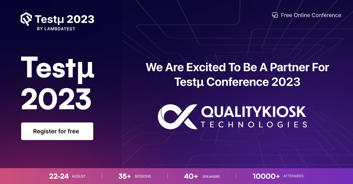 Shahzeb Hoda on LinkedIn: Testμ Conference 2023 - Decode the Future of ... Shahzeb Hoda on LinkedIn: Testμ Conference 2023 - Decode the Future of ...
