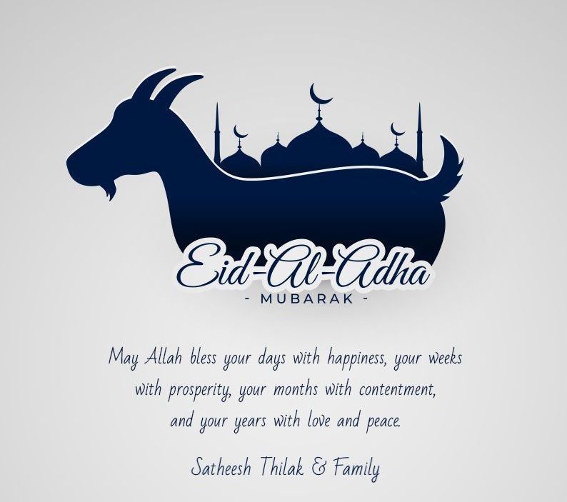 Satheesh Thilak on LinkedIn: #eidmubarak #festive #lovebeyond # ... Satheesh Thilak on LinkedIn: #eidmubarak #festive #lovebeyond # ...