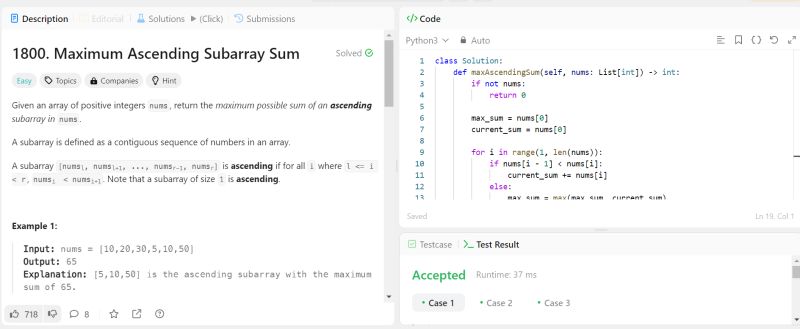 Ayesha Shahid on LinkedIn: #algorithm #leetcodechallenge #100daysofcode ... Ayesha Shahid on LinkedIn: #algorithm #leetcodechallenge #100daysofcode ...