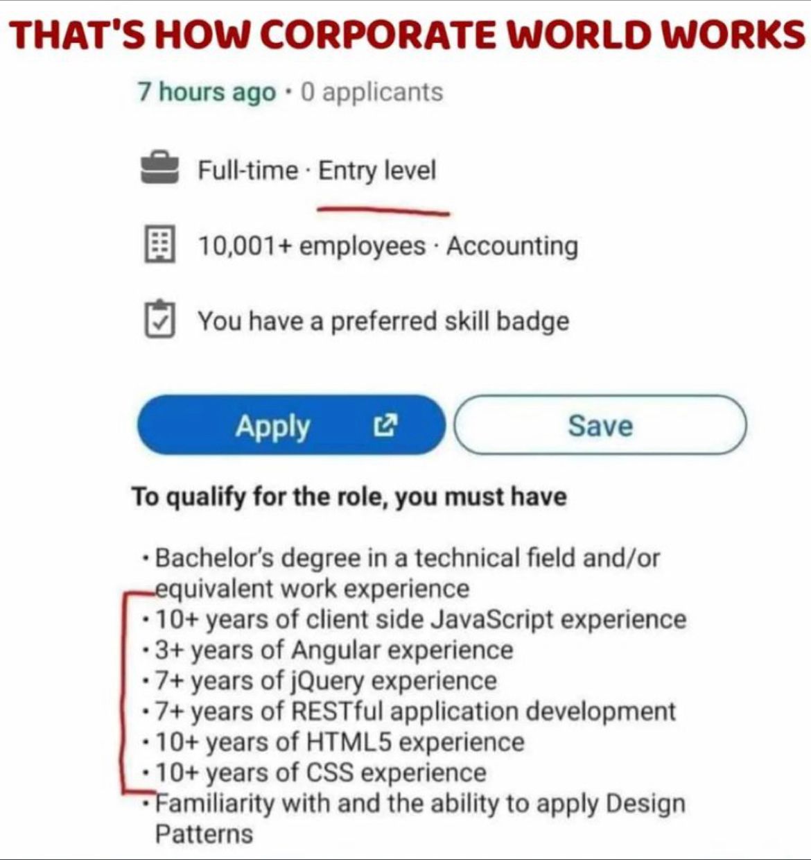 Syed Israr Ahmed on LinkedIn: Job’s these days 😬 Syed Israr Ahmed on LinkedIn: Job’s these days 😬