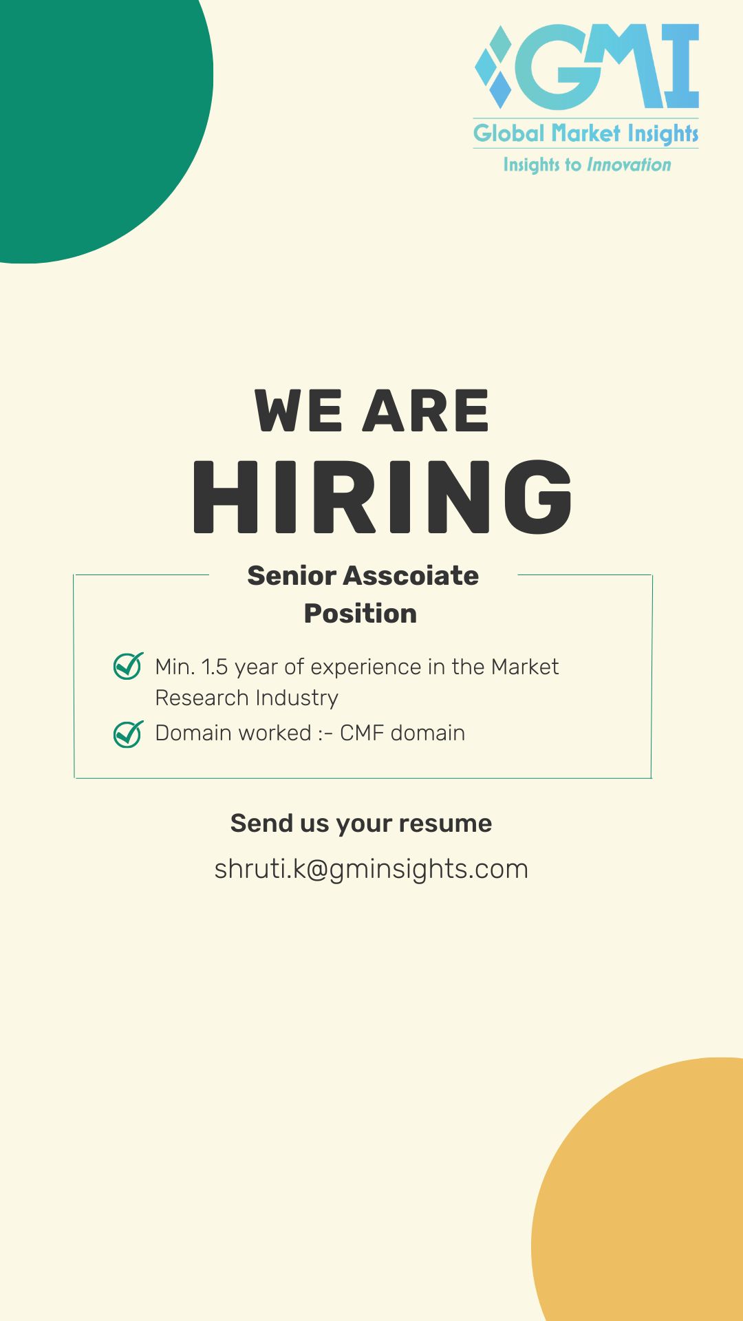 Shruti Katre on LinkedIn: #hiring #share #resume #research #linkedin # ... Shruti Katre on LinkedIn: #hiring #share #resume #research #linkedin # ...