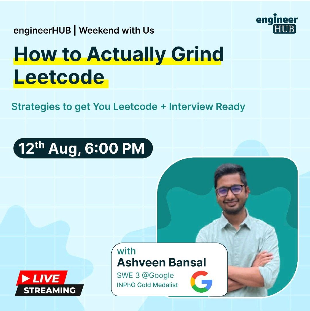 engineerHUB on LinkedIn: #leetcode #engineers #placementpreparation engineerHUB on LinkedIn: #leetcode #engineers #placementpreparation