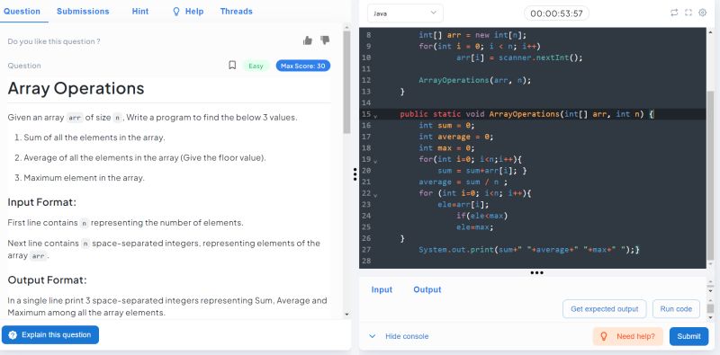 Rajan Gupta on LinkedIn: #codingchallenge #arrayclass #linkedinlearning ... Rajan Gupta on LinkedIn: #codingchallenge #arrayclass #linkedinlearning ...