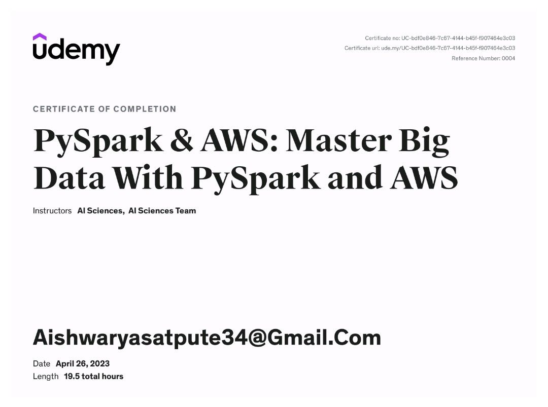 Aishwarya Satpute on LinkedIn: #udemy Aishwarya Satpute on LinkedIn: #udemy