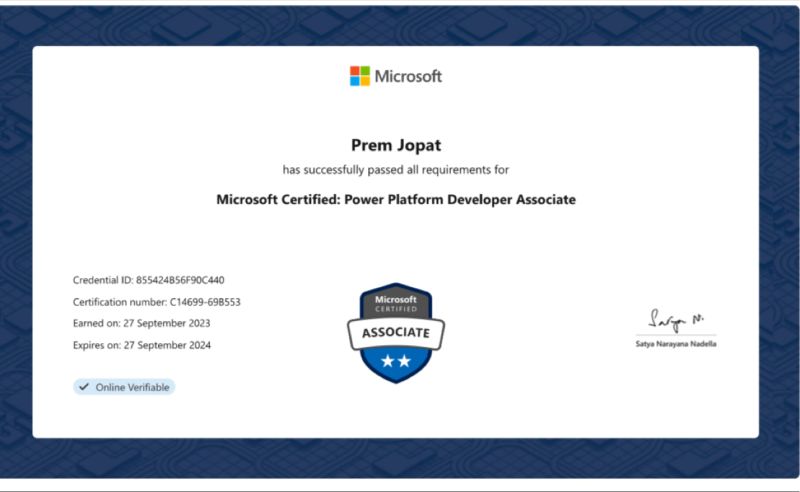 Prem J. on LinkedIn: It's been a long-awaited achievement - I've earned ... Prem J. on LinkedIn: It's been a long-awaited achievement - I've earned ...