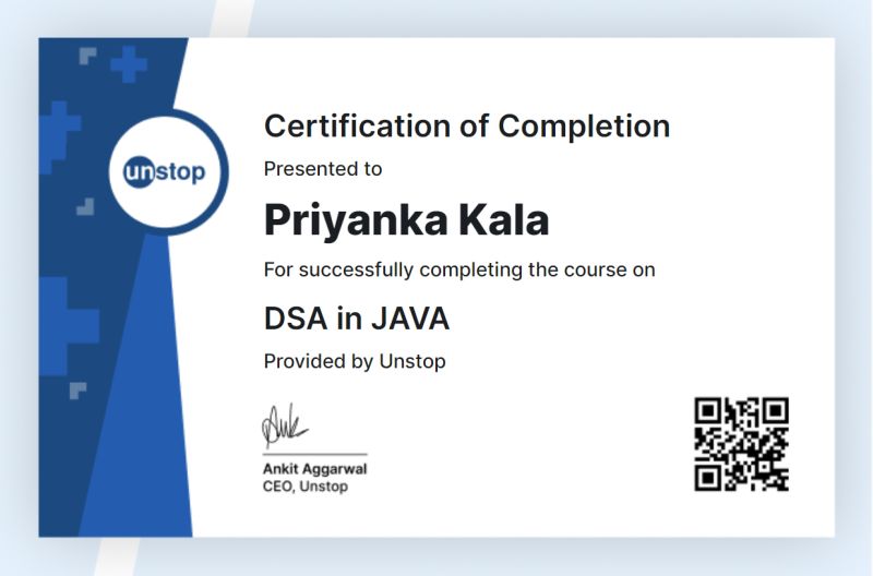 Priyanka Kala on LinkedIn: #datastructures #algorithms #java # ... Priyanka Kala on LinkedIn: #datastructures #algorithms #java # ...