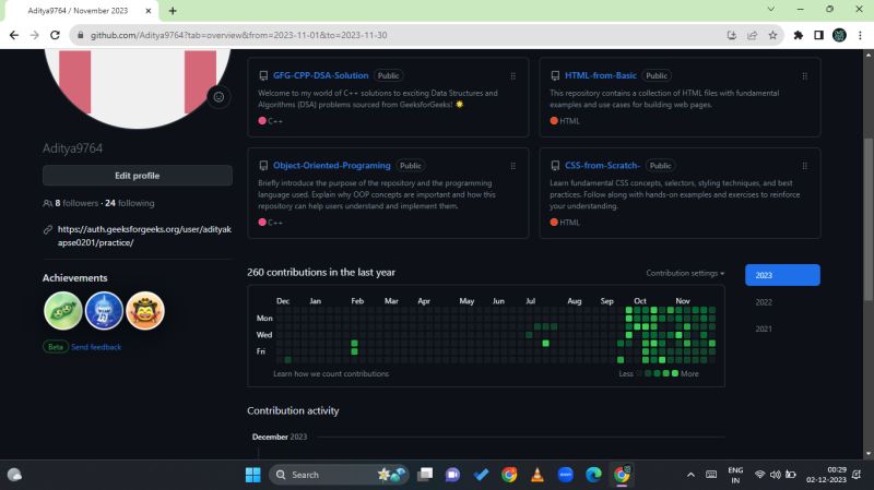 Aditya Kapse on LinkedIn: #codingjourney #github #programming # ... Aditya Kapse on LinkedIn: #codingjourney #github #programming # ...