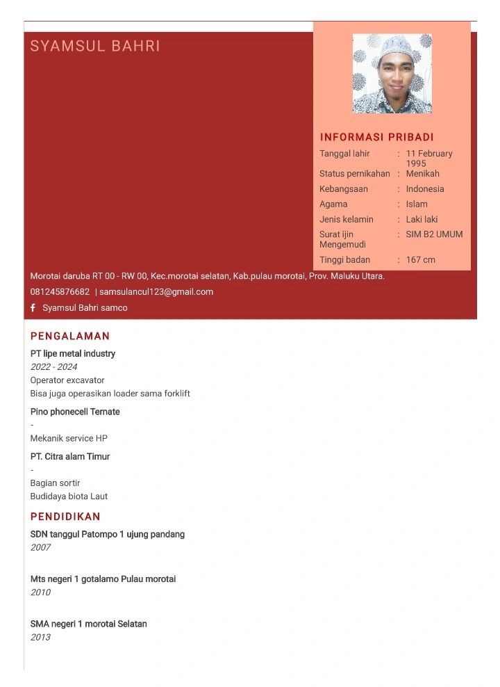 Syamsul Bahri on LinkedIn: Assalamualaikum dan selamat pagi pak/ibu ... Syamsul Bahri on LinkedIn: Assalamualaikum dan selamat pagi pak/ibu ...