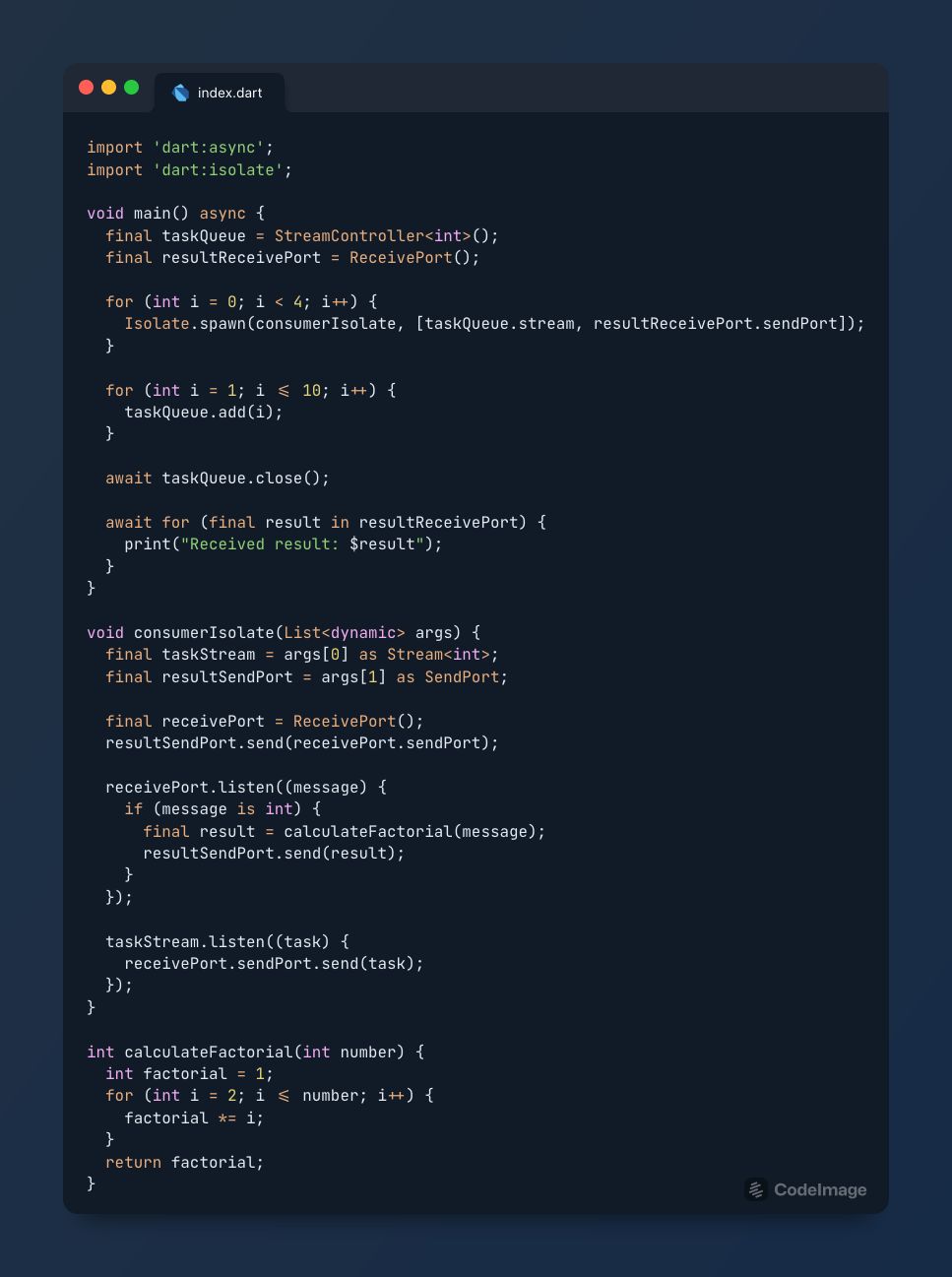 Bohdan Honcharuk on LinkedIn: #flutter #isolates Bohdan Honcharuk on LinkedIn: #flutter #isolates