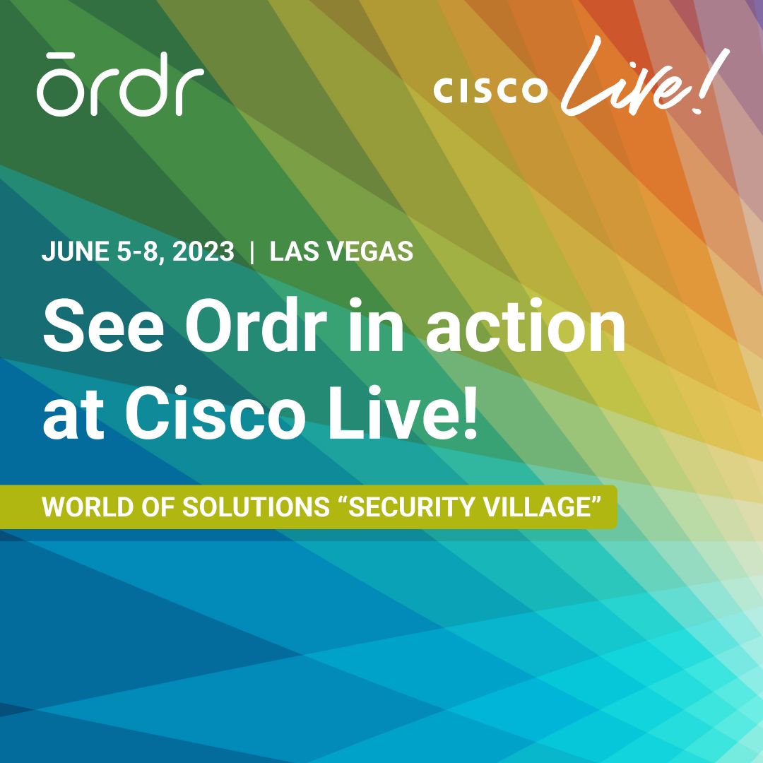 Darrell Kesti on LinkedIn: Event Page - Cisco Live 2023 - Ordr Darrell Kesti on LinkedIn: Event Page - Cisco Live 2023 - Ordr