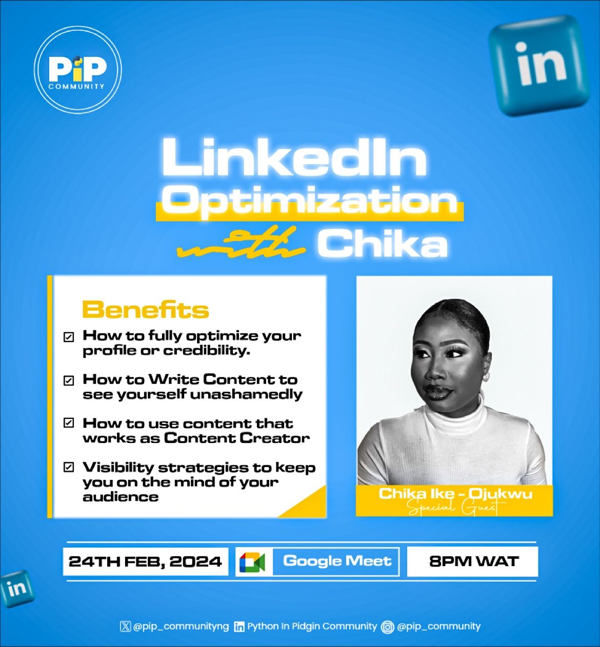 PiP Community on LinkedIn: #pipcommunity #pythoninpidgin # ... PiP Community on LinkedIn: #pipcommunity #pythoninpidgin # ...