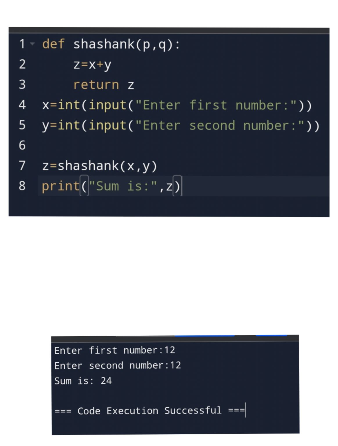 Shashank Singh Bhadauria on LinkedIn: #function #python #coding #technology Shashank Singh Bhadauria on LinkedIn: #function #python #coding #technology